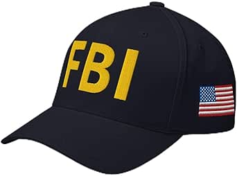 Amazon.com: FBI Hat - Federal Bureau of Investigation Embroidered ...