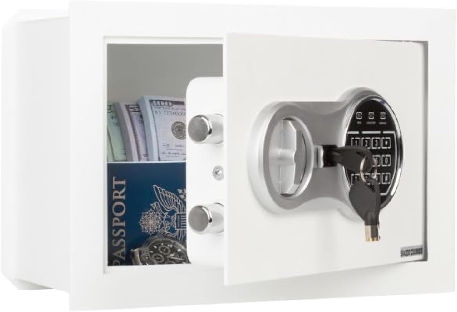 Wall Safe - Digital Safety Box with Passcode for Quick Access and ...
