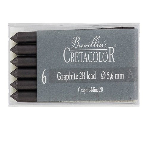 Cretacolor Artists' Graphite Leads 2B (Set of 6) : Amazon.in: Home ...