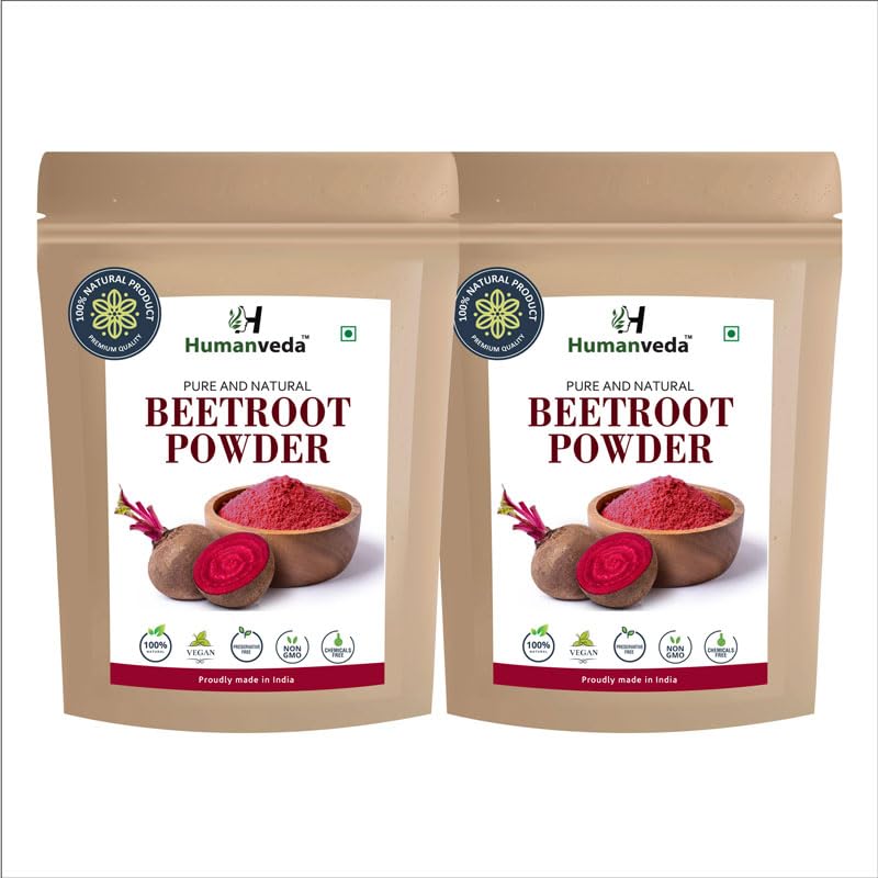 Humanveda Natural Beetroot Powder 100g x 2=200gm| Beta Vulgaris ...