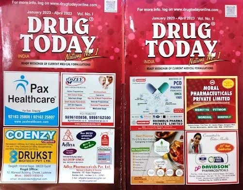 Drug Today January 2023 - April 2023 (DT 119) [Paperback] DRUG TODAY ...