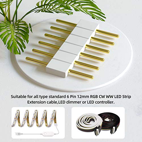 GIDERWEL 6-Pin to 6-Pin LED Strip Connector for Philips Hue - Want It All