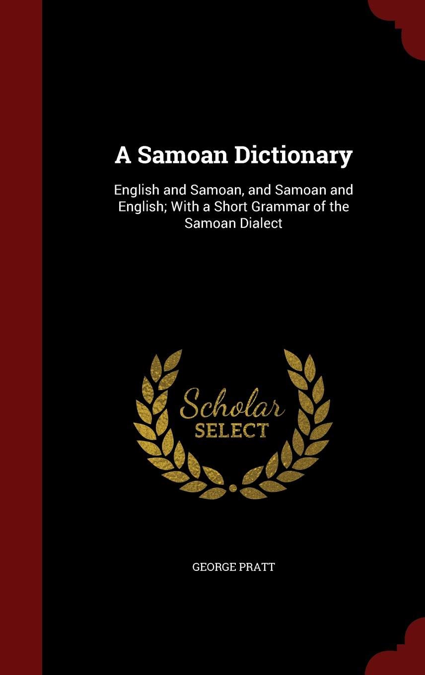 A Samoan Dictionary English And Samoan And Samoan And English ...