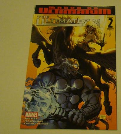Amazon.com: ULTIMATES 3 #2 THOR/VALKYRIE MICHAEL TURNER VARIANT CVR ...