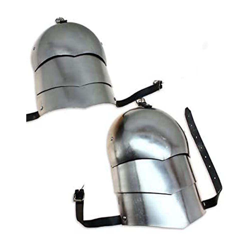 Amazon.com: AnNafi® Medieval Pauldron Set Pair Plate Armor Carbon Steel ...