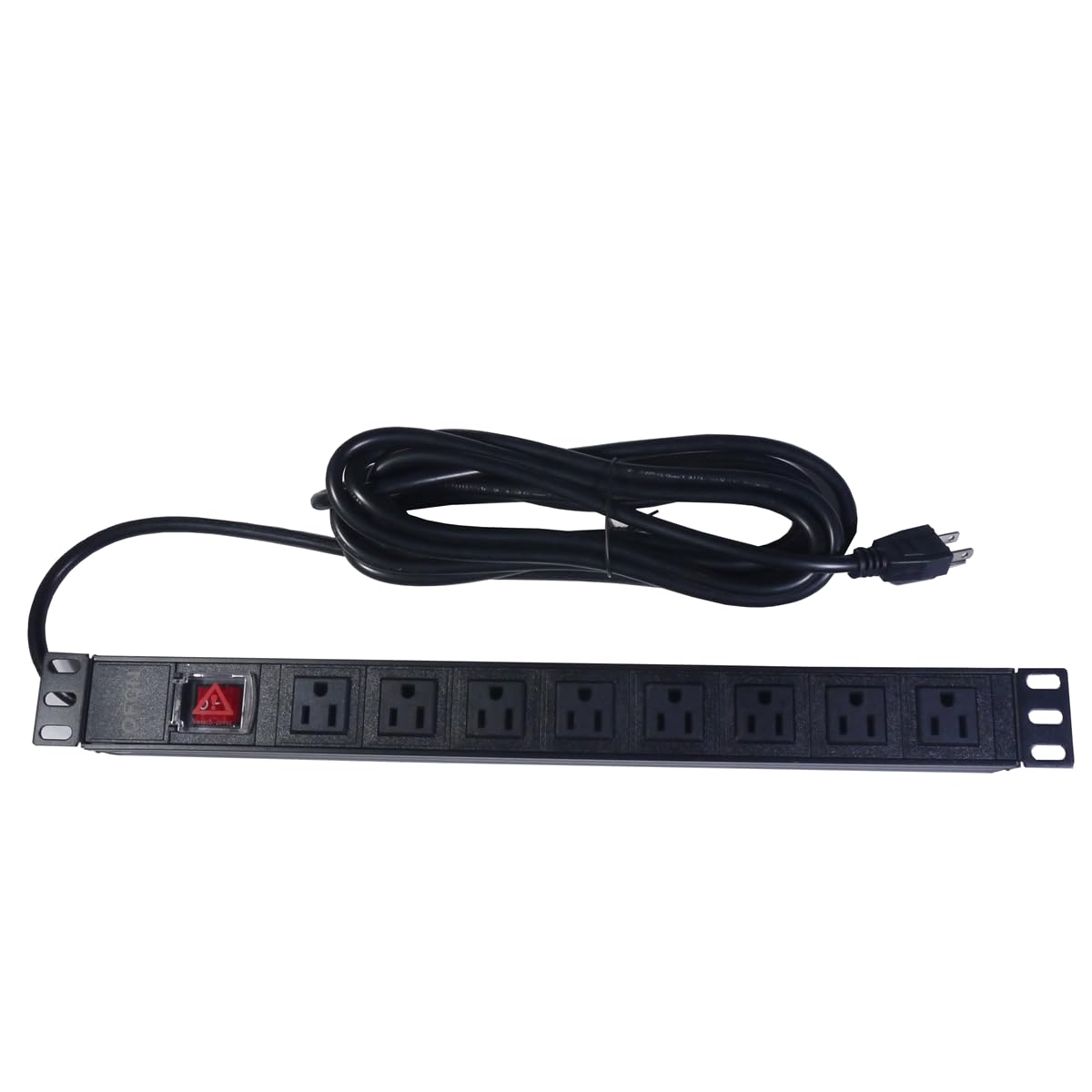 Amazon.com: 19" 1U Rack Mount PDU Power Strips 8 Outlet Mountable Power ...