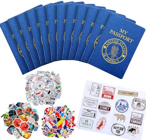 Amazon.com: 60 Sheets Passport Travel Stickers Passport Postage Stamps ...