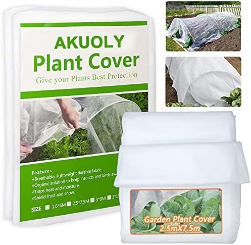 Cymax Garden Fleece Plant Freeze Protection 2mx 10m,Fabric Plant Cover ...