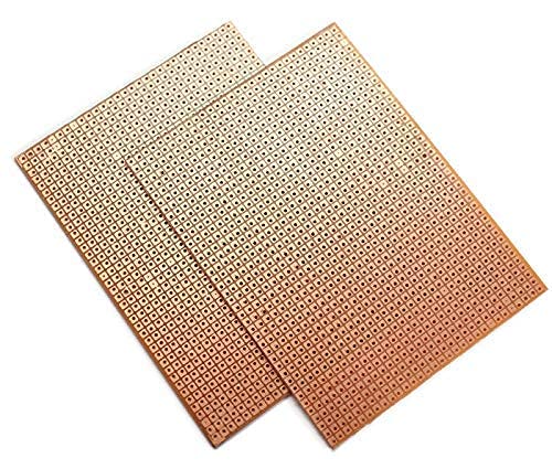 (PACK OF 2) General Purpose Printed Circuit Board 10x7.5cm, zero pcb ...
