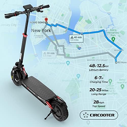 Circooter Mate Electric Scooter for Adult, 440LBS Max Load, 800W Motor ...