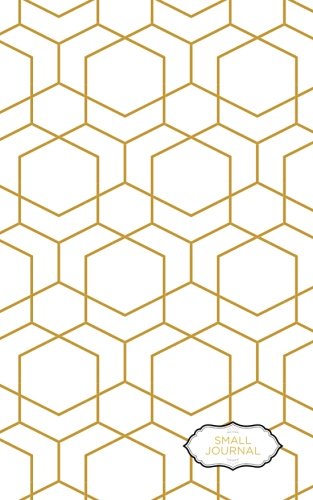 Small Journal: Pocket-Size Journal, Gold, Lined White Pages (5x8 ...