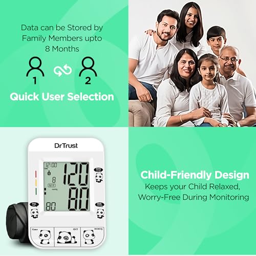 Dr Trust USA 111 Fully Automatic Digital Blood Pressure Monitor BP ...