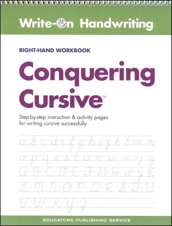 Conquering Cursive (Step-by-step Activity Pages & Instruction for ...