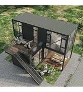 Amazon.com : EMONIA 2 Bedroom Customizable Expandable Prefab House Tiny ...
