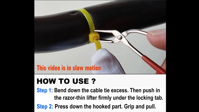 Cable Ties Reusable Zip Tie Tool Cable TIE Opener | Only 1 Second To ...