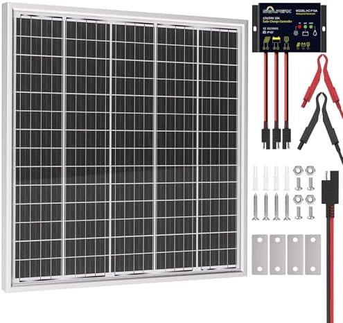Amazon.com : TOPENS TSP30W Solar Panel 30-Watt 24V Monocrystalline ...