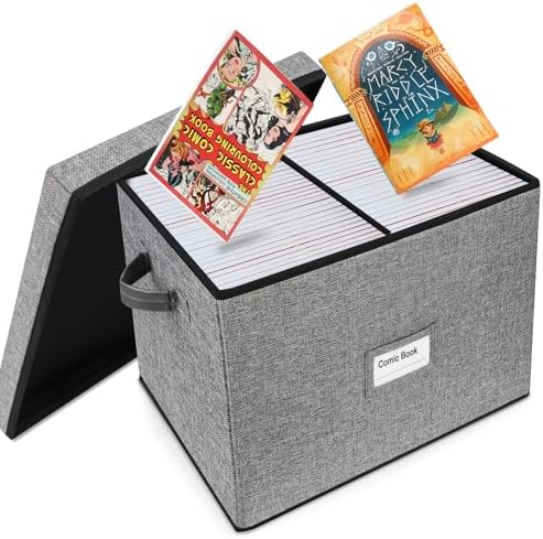 Amazon.com: Lukeline Comic Book Storage, Large Comic Book Case with ...