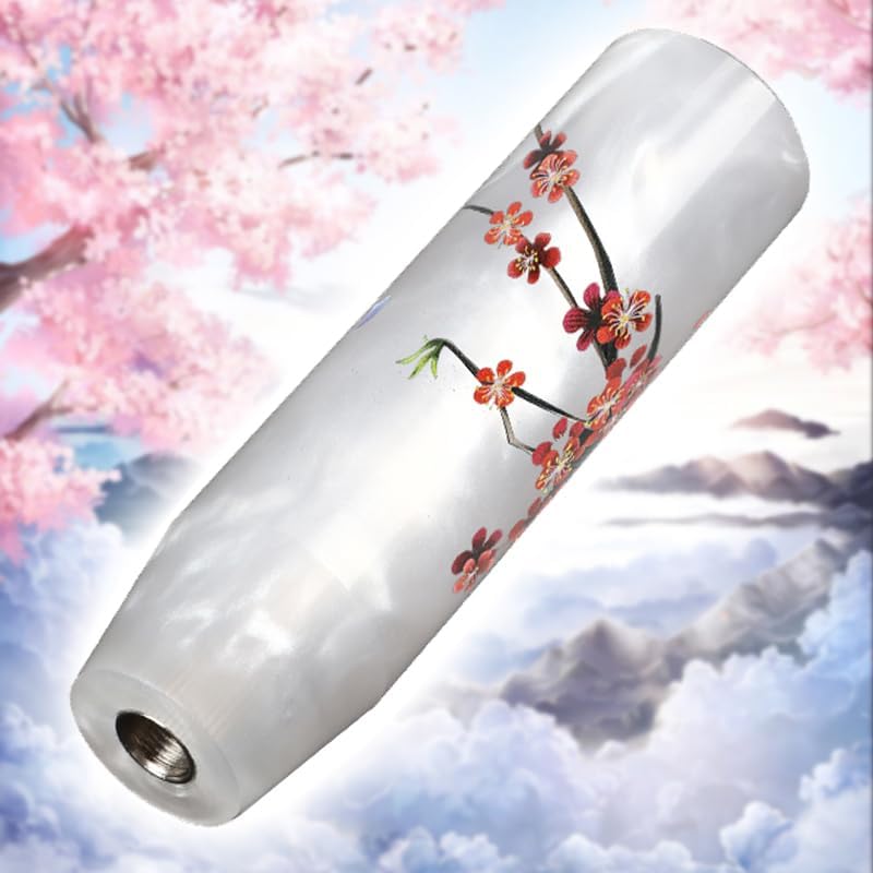 Amazon.com: Universal JDM Sakura Blossom Flower White Pearl Long Stick ...