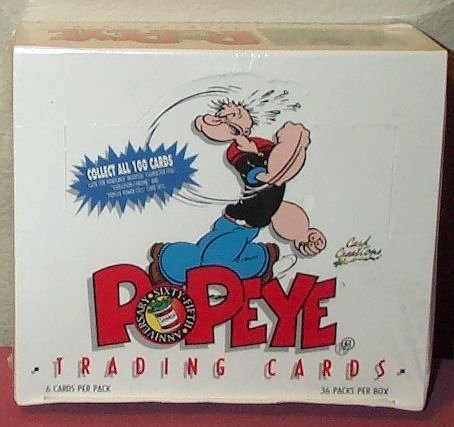 Popeye 65th Anniversary Trading Cards Box 36 Count : Amazon.in: Toys ...