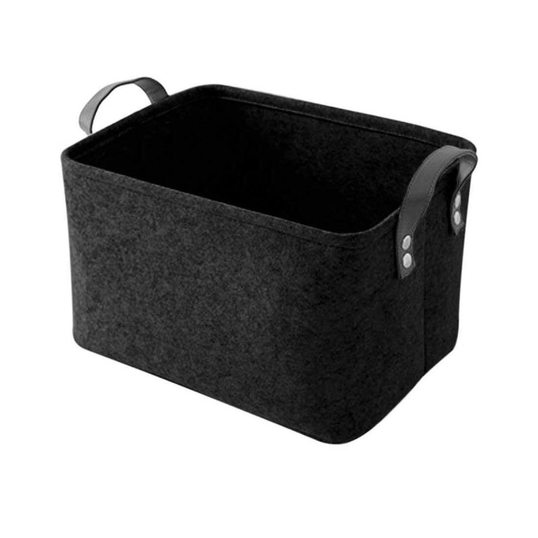 ANMEISH Felt Baskets,Fabric Storage Basket with Handles,Large Open ...