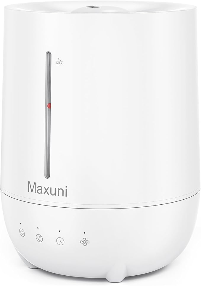 Amazon.com: Maxuni Humidifier for large bedrooms, 4 litre cold mist top ...