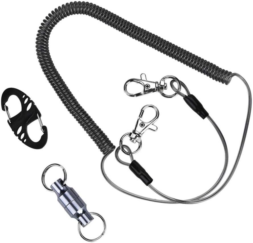 Fishing Safety Lanyard Quick Release Stainless Steel Wire Cord with ...