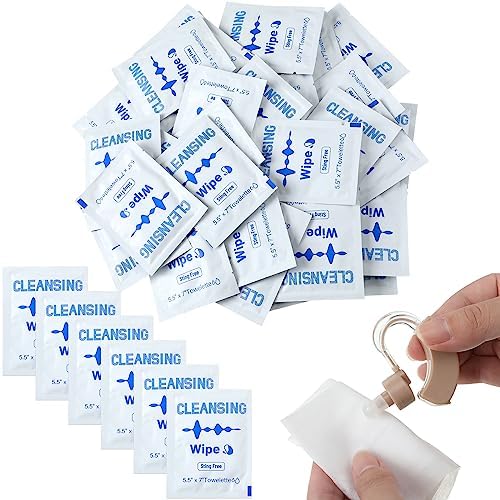 Amazon.com: Timgle 200 Count Hearing Aid Wipes Individually Wrapped ...