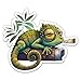 Amazon.com - Chameleon Smoking Weed Sticker - 5" Laptop Sticker ...