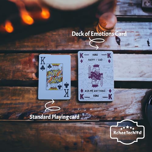 RcheeTech – Deck of Emotions – 54 playing cards which include questions ...