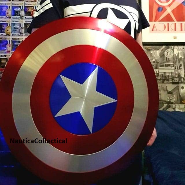 Buy Captain America’s Shield Metal 1:1,MCU Captain America Shield Movie ...