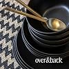 Amazon.com | over&back Coupe Dinnerware Set - Stoneware Dishes - Comes ...