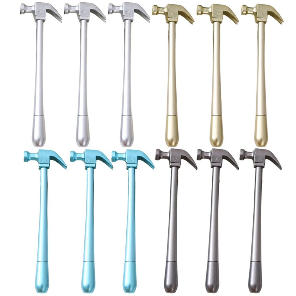 Amazon.com : Hammer Shape Ballpoint Pens 12pcs Black Ink Hammer Novelty ...
