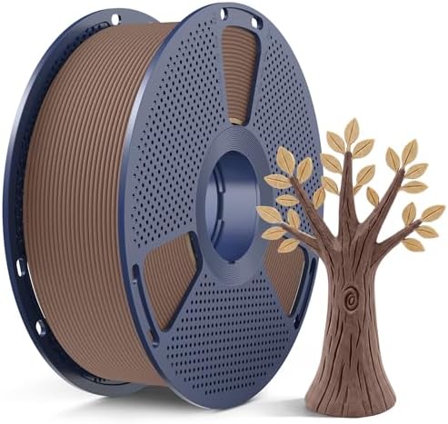 Amazon.com: SUNLU Wood PLA Filament 1.75mm, Real Wood Fiber 3D Printer ...