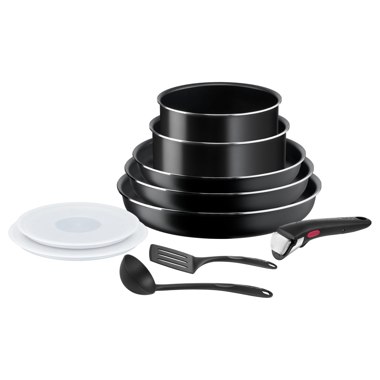 TEFAL Cooking Set | Ingenio Easy On 10-piece Stackable cookware set ...