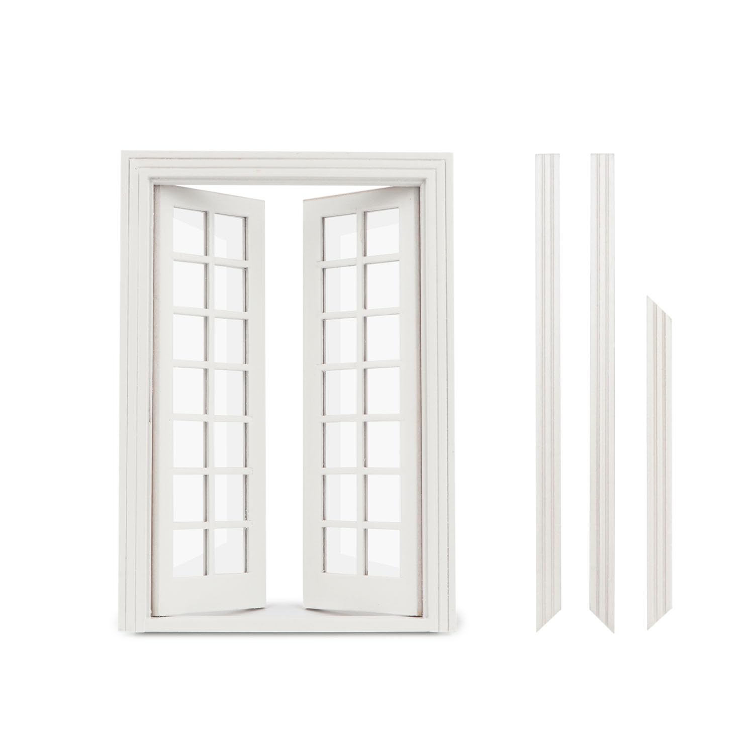Amazon.com: Dollhouse Accessories Miniature Windows 1: 12 Scale ...
