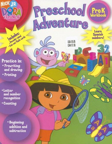 Preschool Adventure: Pre K Workbook (Dora the Explorer): Learning ...