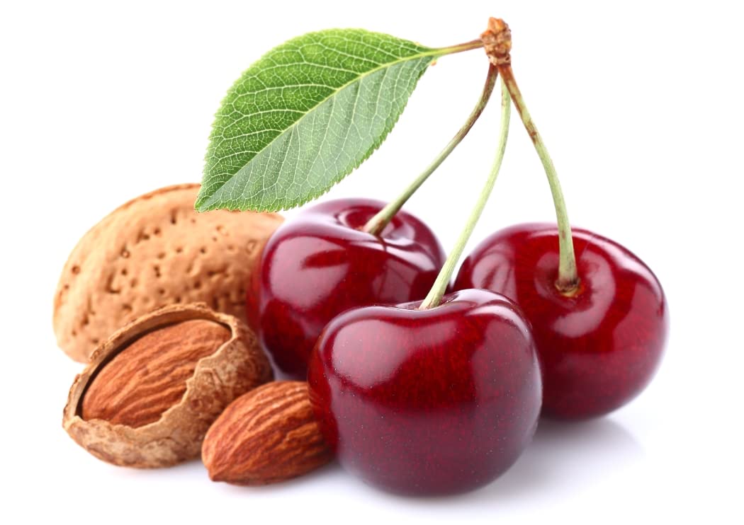 Amazon.com: Cherry Almond Ice Cream Gourmet Style Flavor (16) : Grocery ...
