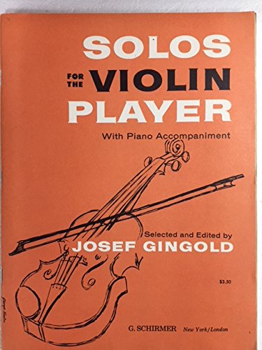 Various - Josef Gingold - Solos For The Violin Player with Piano ...