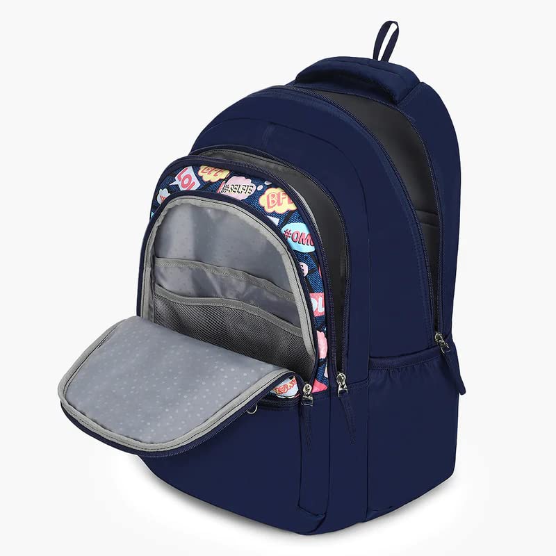 Buy Genie BFF Blue in Color Laptop Backpack 19 inch at Amazon.in