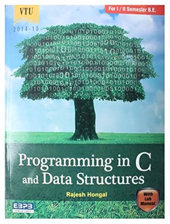 Amazon.in: Buy Programming In C and Data Structures Book Online at Low ...