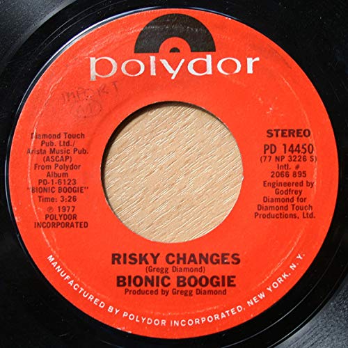 Amazon.com: Bionic Boogie: Risky Changes / Big West 7" 45 VG++ Canada ...