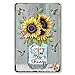 Amazon.com: Sunflower Metal Tin Signs Hummingbird Metal Wall Decor ...