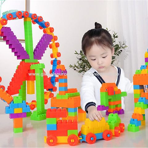 Buy SatSun Building Block Bricks Smart Learning Toy for Kids - 60+ Pcs ...