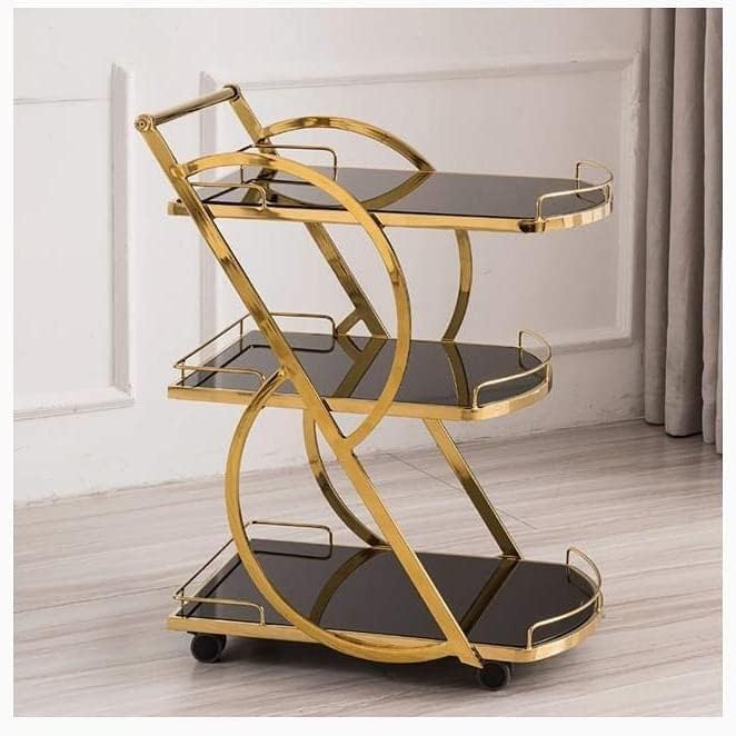 M.S Furniture Bar Trolley Hotel Restaurant Mobile Tea Cart | Kitchen ...