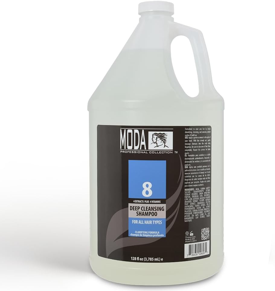 Amazon.com : MODA - Deep Cleansing Shampoo with 4 Extracts Plus 4 ...