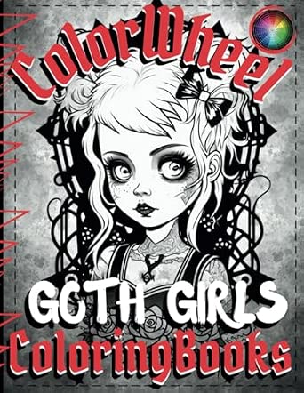 Amazon.com: Goth Girls: An Adult Coloring Book for Kids of All Ages ...