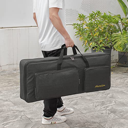 Snapklik.com : AKOZLIN 49-Key Keyboard Bag Portable Padded Keyboard ...