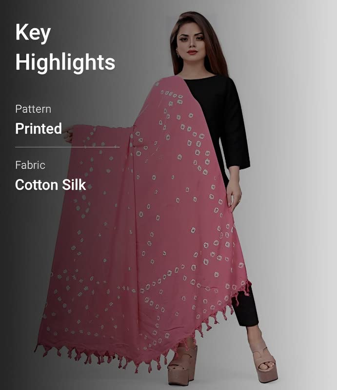 Buy Thinkwell Cotton Silk Self Design Multicolor Women Dupatta | Cotton ...