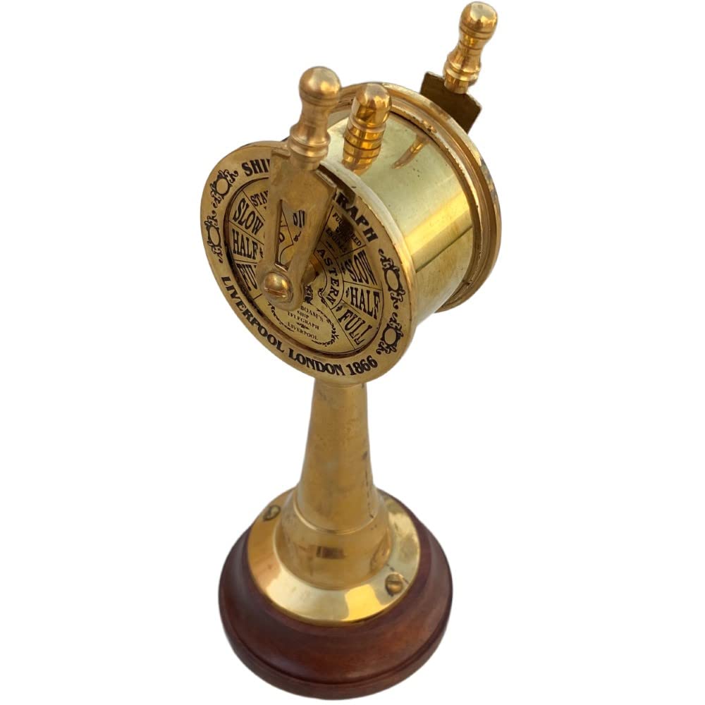 Amazon.com: Ship Engine Room Telegraph Instrument Miniature Model for ...