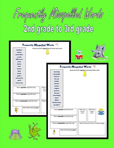 Amazon.com: Frequently Misspelled Words (2nd grade to 3rd grade): 300 ...